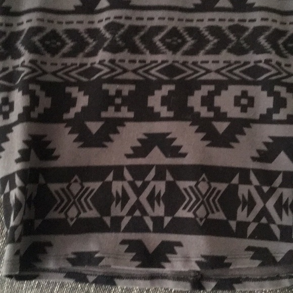 Express | Dresses | Racer Back Tribal Design Black And Grey Dress ...